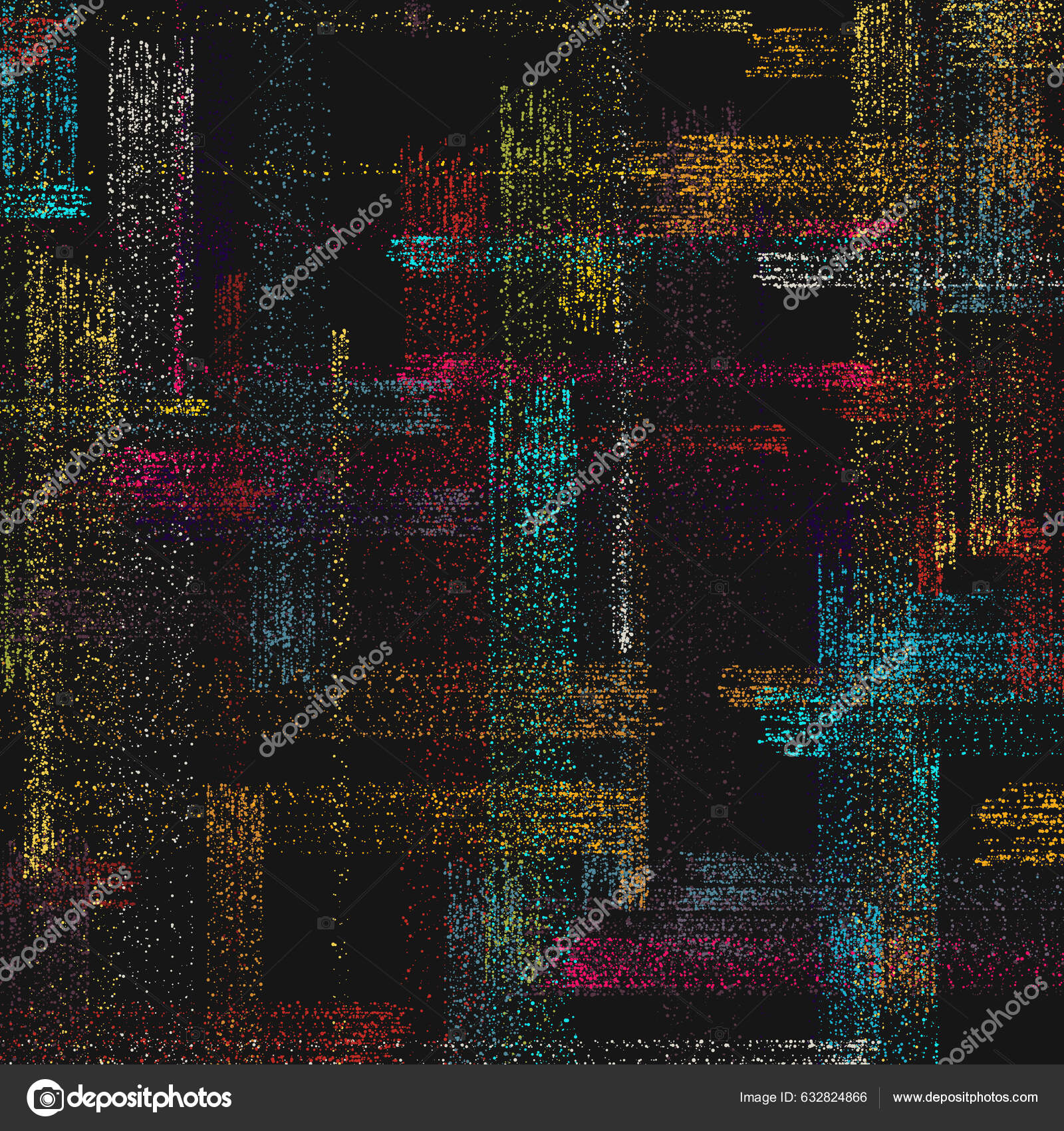 Color Brushed Sparcle Dots Paint Imitation Background Abstract ...