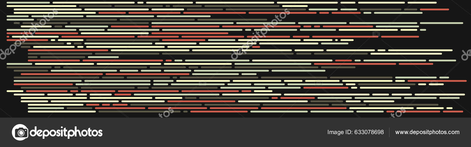 Code Screen Vector Illustration Flat Cartoon Coding Lines Simulation ...