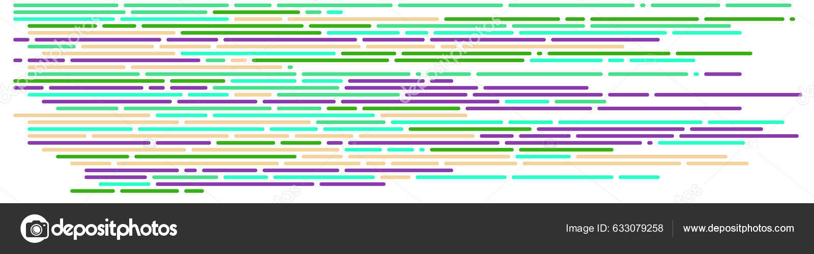 Code Screen Vector Illustration Flat Cartoon Coding Lines Simulation ...