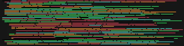 Code Screen Vector Illustration Flat Cartoon Coding Lines Simulation ...