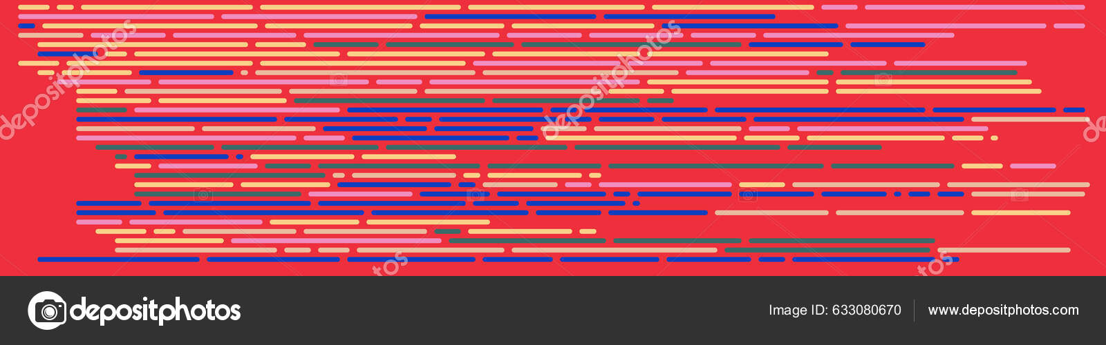 Code Screen Vector Illustration Flat Cartoon Coding Lines Simulation Stock Vector By ©yuriy