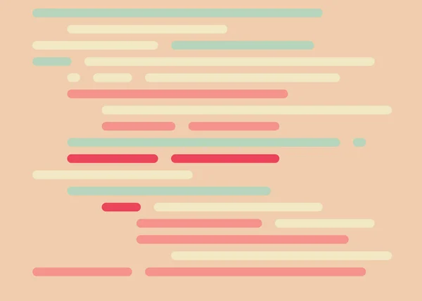 Code Screen Vector Illustration Flat Cartoon Coding Lines Simulation ...