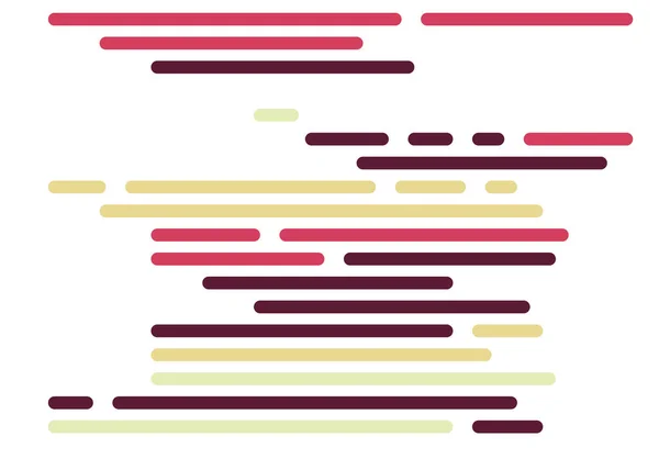 Abstract Code Screen Vector Illustration Flat Cartoon Coding Lines ...