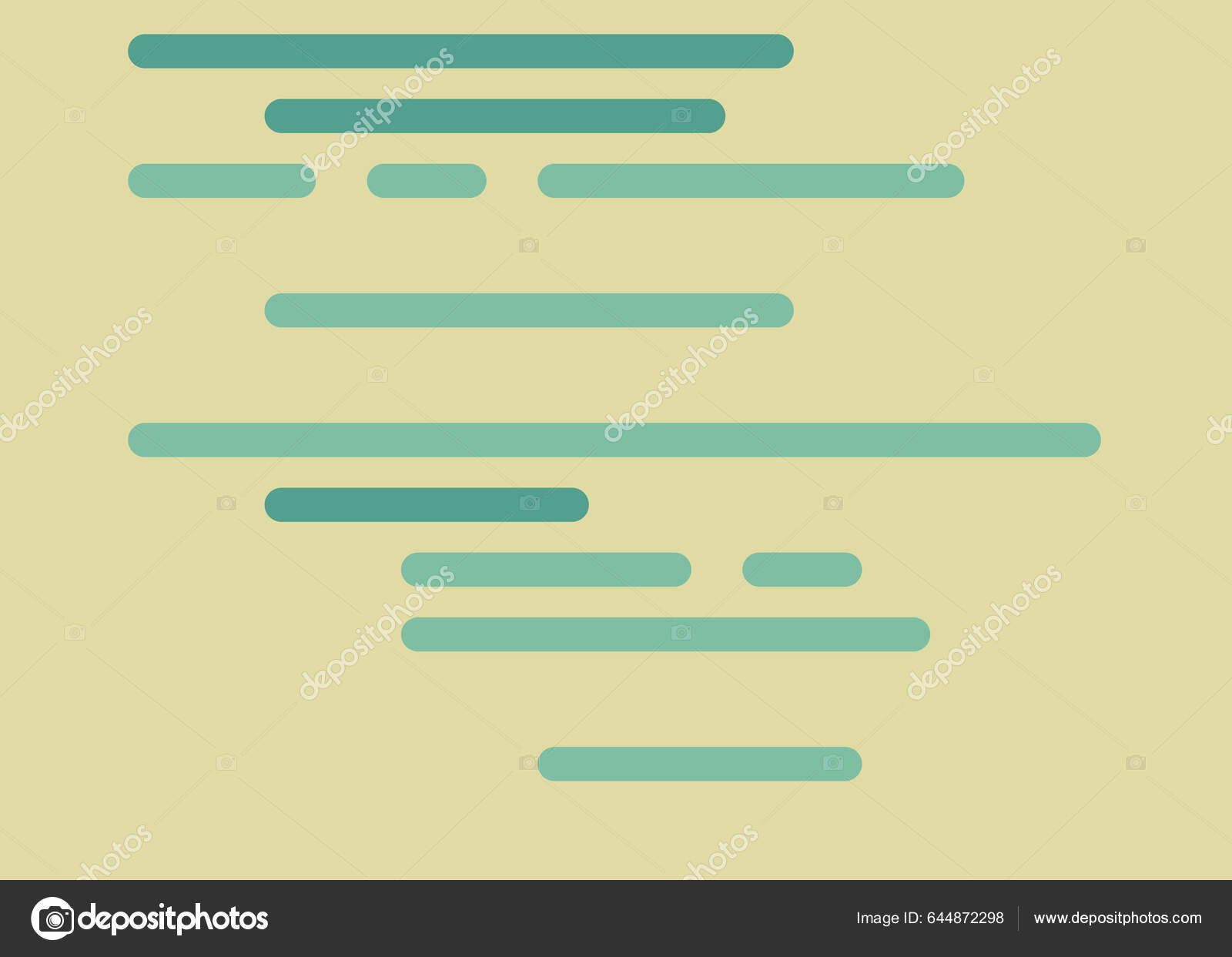 Code Screen Vector Illustration Flat Cartoon Coding Lines Simulation ...