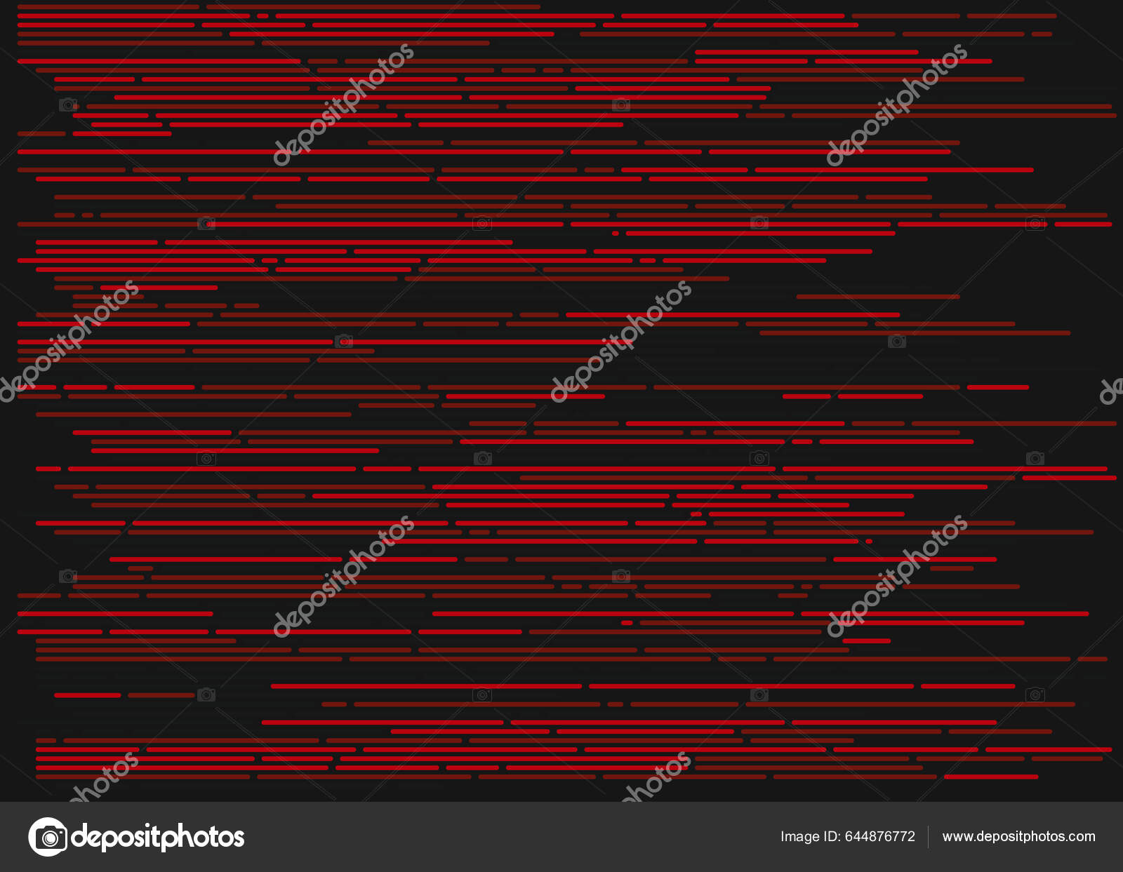 Código Ilustración Del Vector Pantalla Simulación Líneas Planas ...