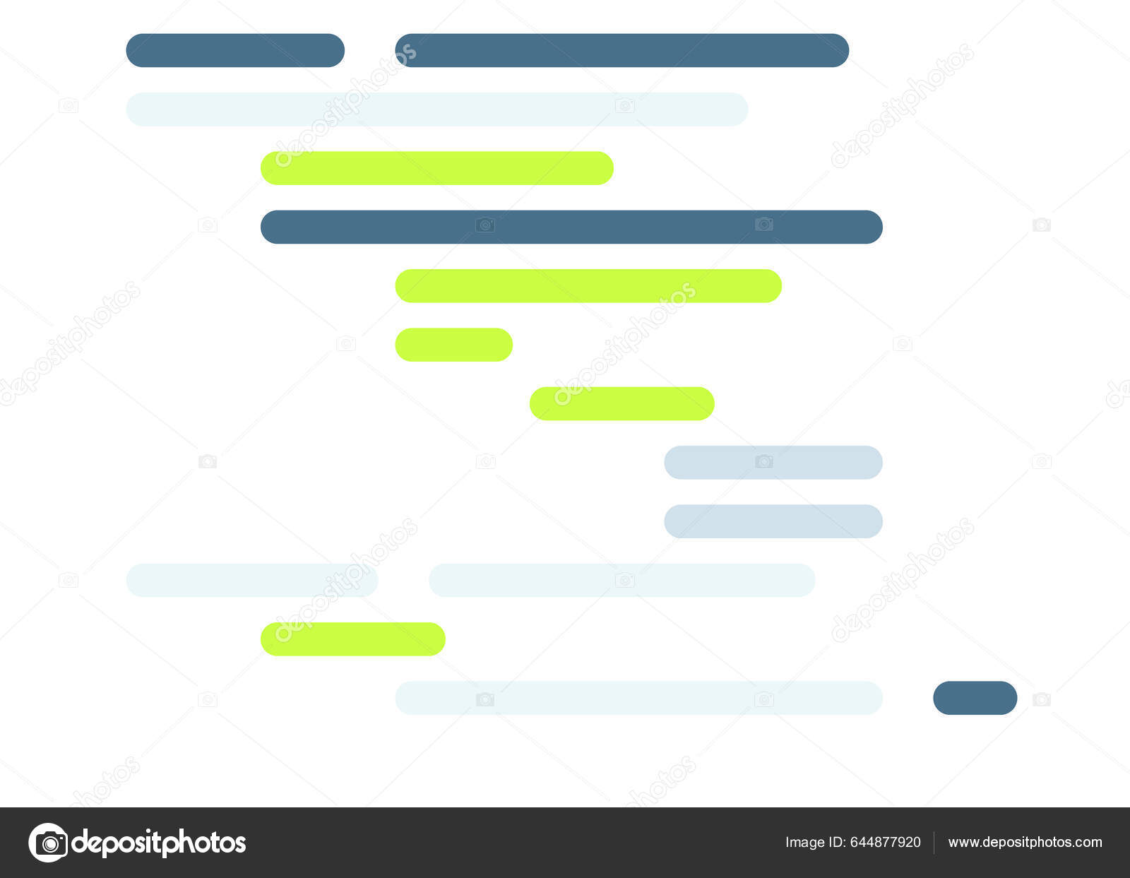 Code Screen Vector Illustration Flat Cartoon Coding Lines Simulation ...