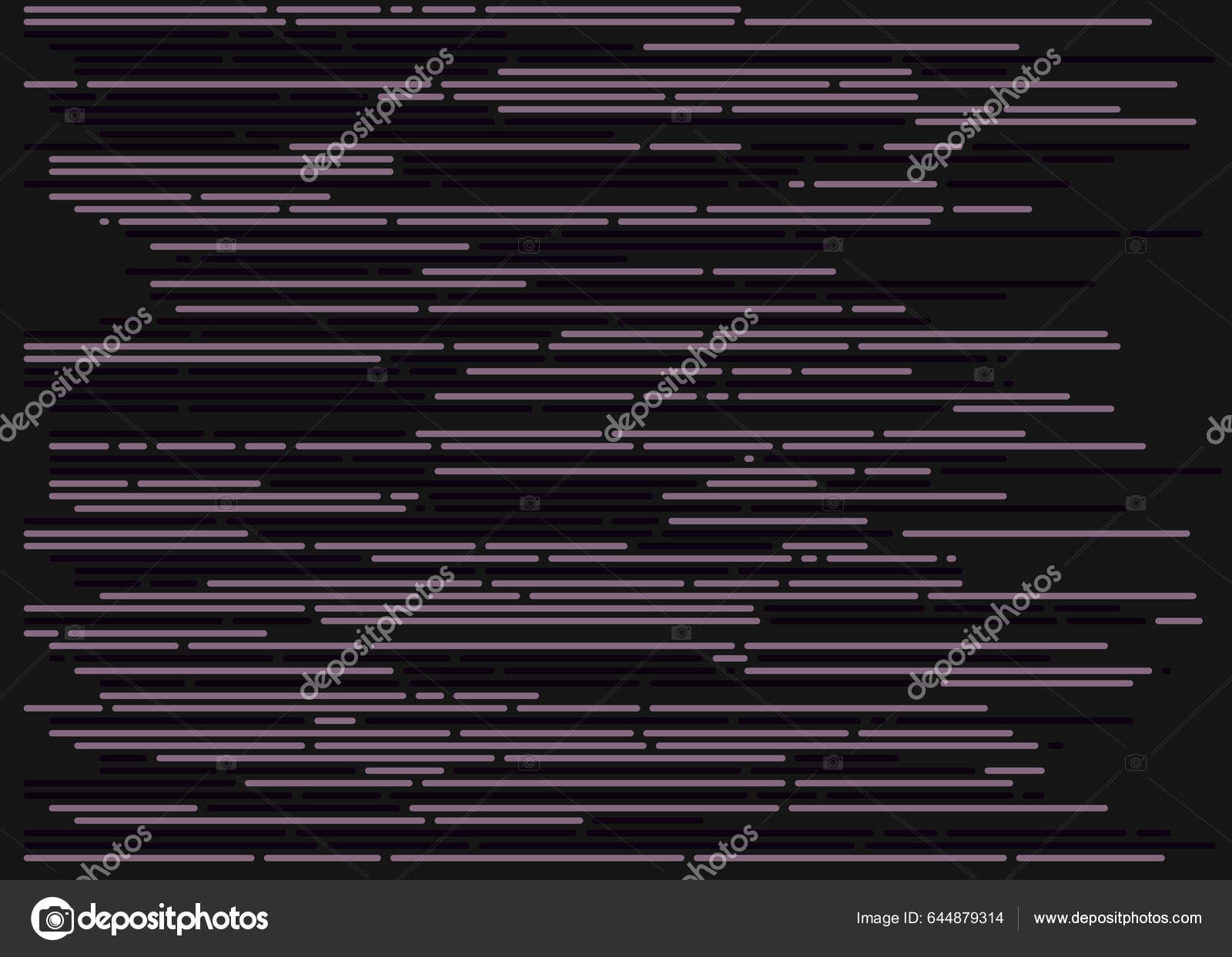 Código Ilustración Del Vector Pantalla Simulación Líneas Planas ...