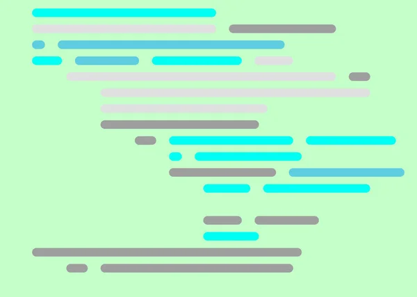 Code Screen Vector Illustration Flat Cartoon Coding Lines Simulation ...