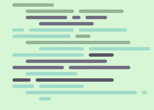 Code Screen Vector Illustration Flat Cartoon Coding Lines Simulation ...