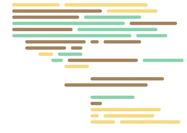 Code Screen Vector Illustration Flat Cartoon Coding Lines Simulation ...