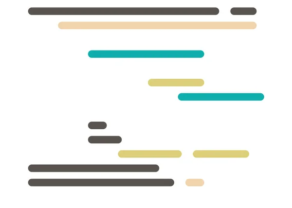 Code Screen Vector Illustration Flat Cartoon Coding Lines Simulation ...