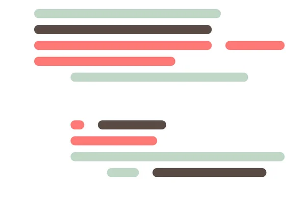 Code Screen Vector Illustration Flat Cartoon Coding Lines Simulation ...