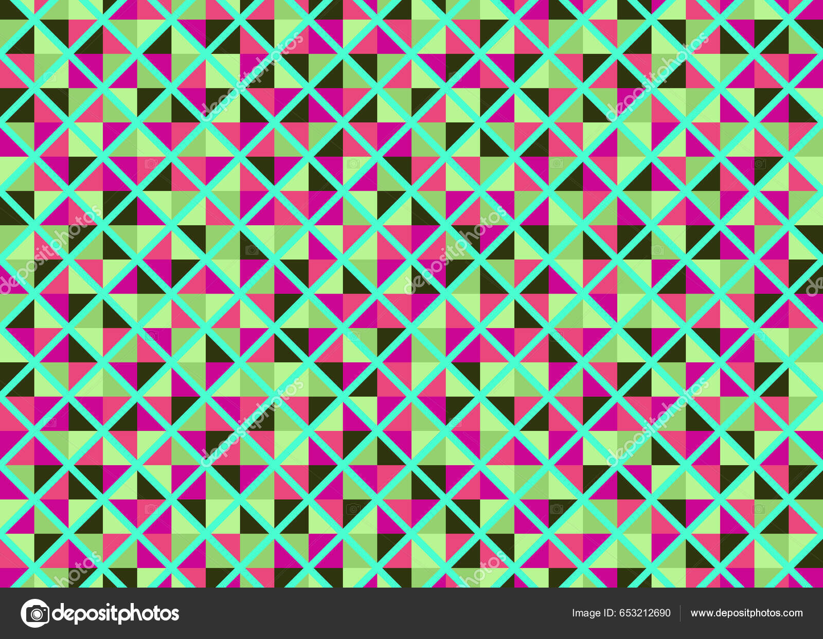 Color Rhombus Tile Tessellation Pattern Illustration Stock Vector by ...