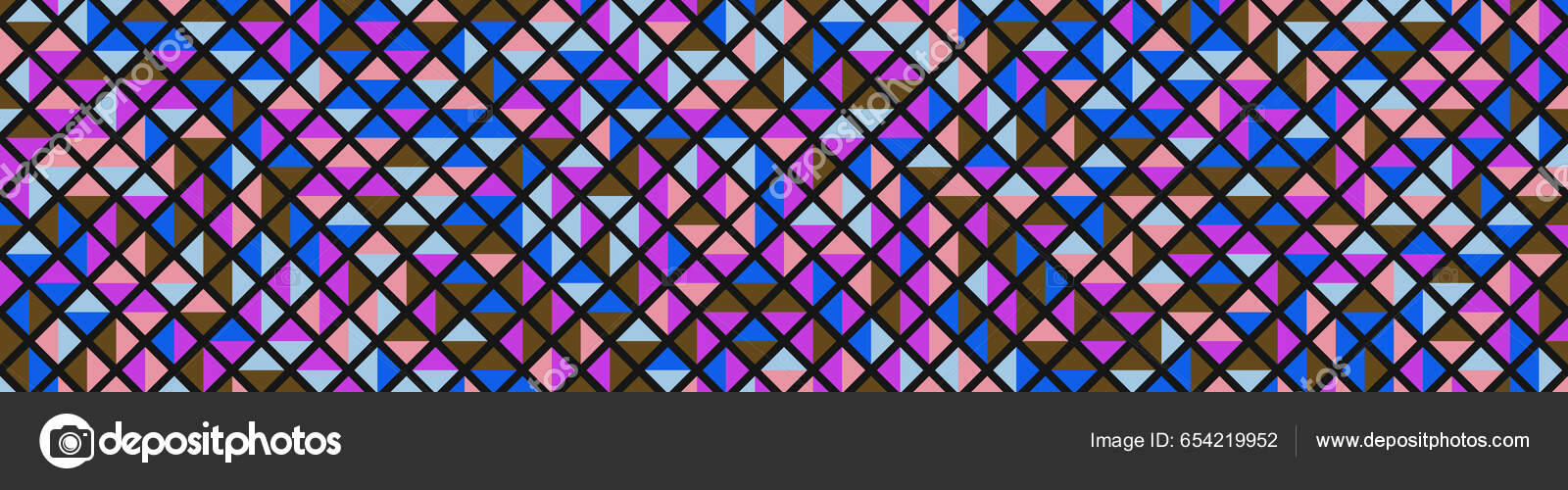 Color Rhombus Tile Tessellation Pattern Illustration Stock Vector by ...