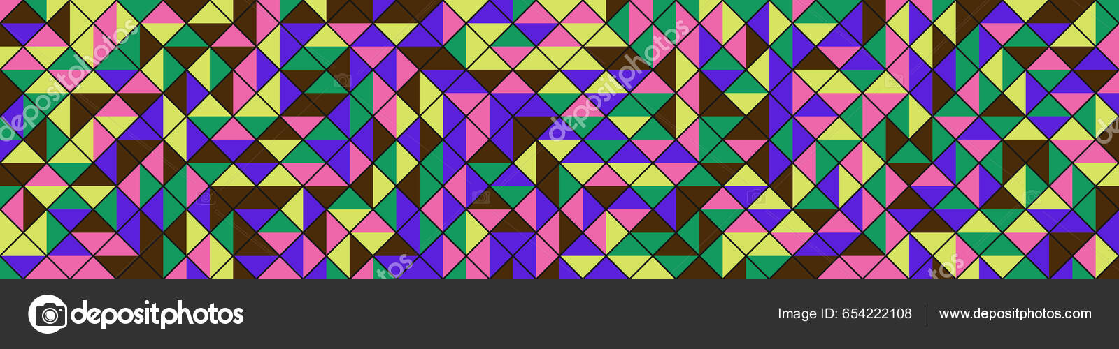 Color Rhombus Tile Tessellation Pattern Illustration Stock Vector by ...