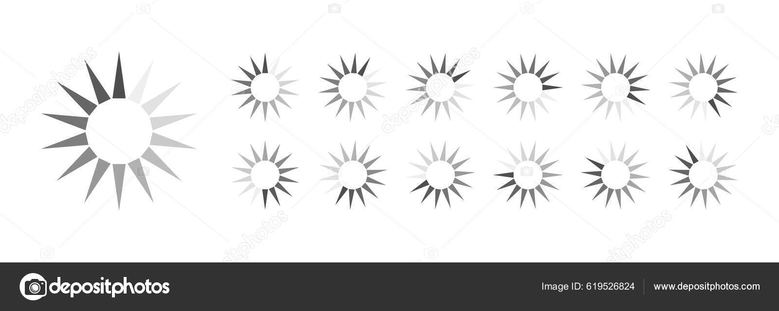 Circular Loading Buffering Icons Vector Video Ready Animation Gif All ...