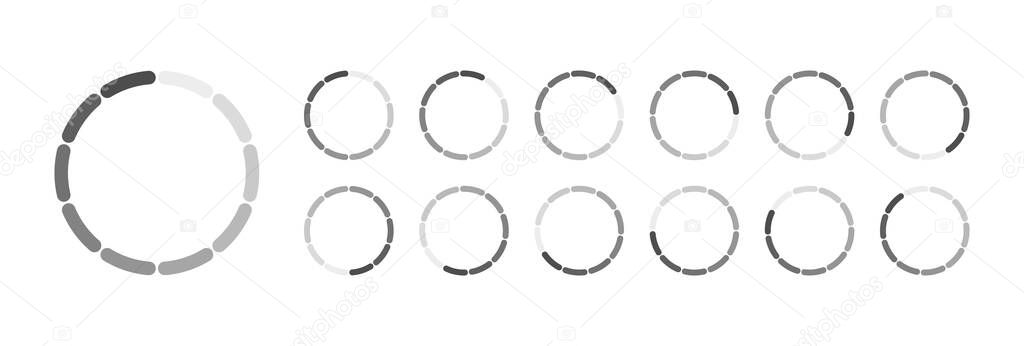 Buffering Iconos de carga circular Vector Video Ready for Animation Gif ... Buffering Iconos de carga circular Vector Video Ready for Animation Gif ...