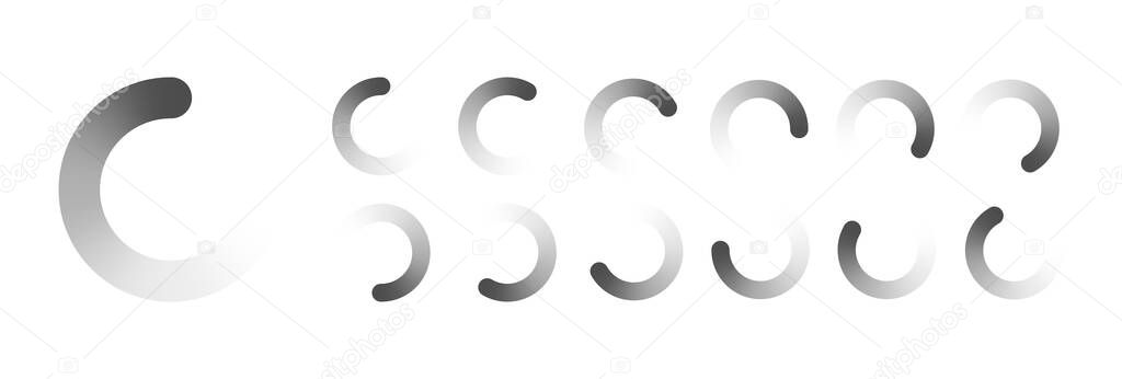 Buffering Iconos de carga circular Vector Video Ready for Animation Gif ... Buffering Iconos de carga circular Vector Video Ready for Animation Gif ...