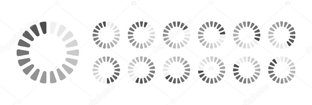 Buffering Iconos de carga circular Vector Video Ready for Animation Gif ... Buffering Iconos de carga circular Vector Video Ready for Animation Gif ...