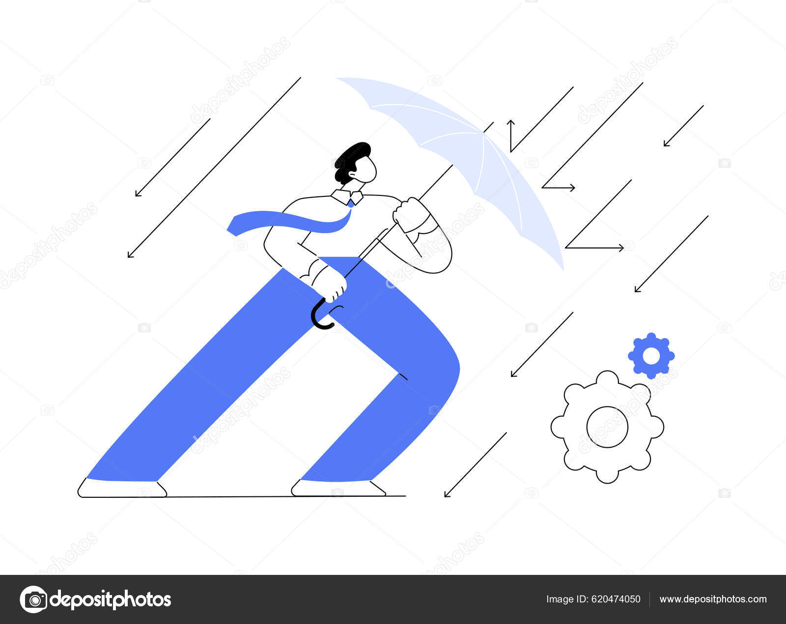 Resilience Abstract Concept Vector Illustration Training Mental ...