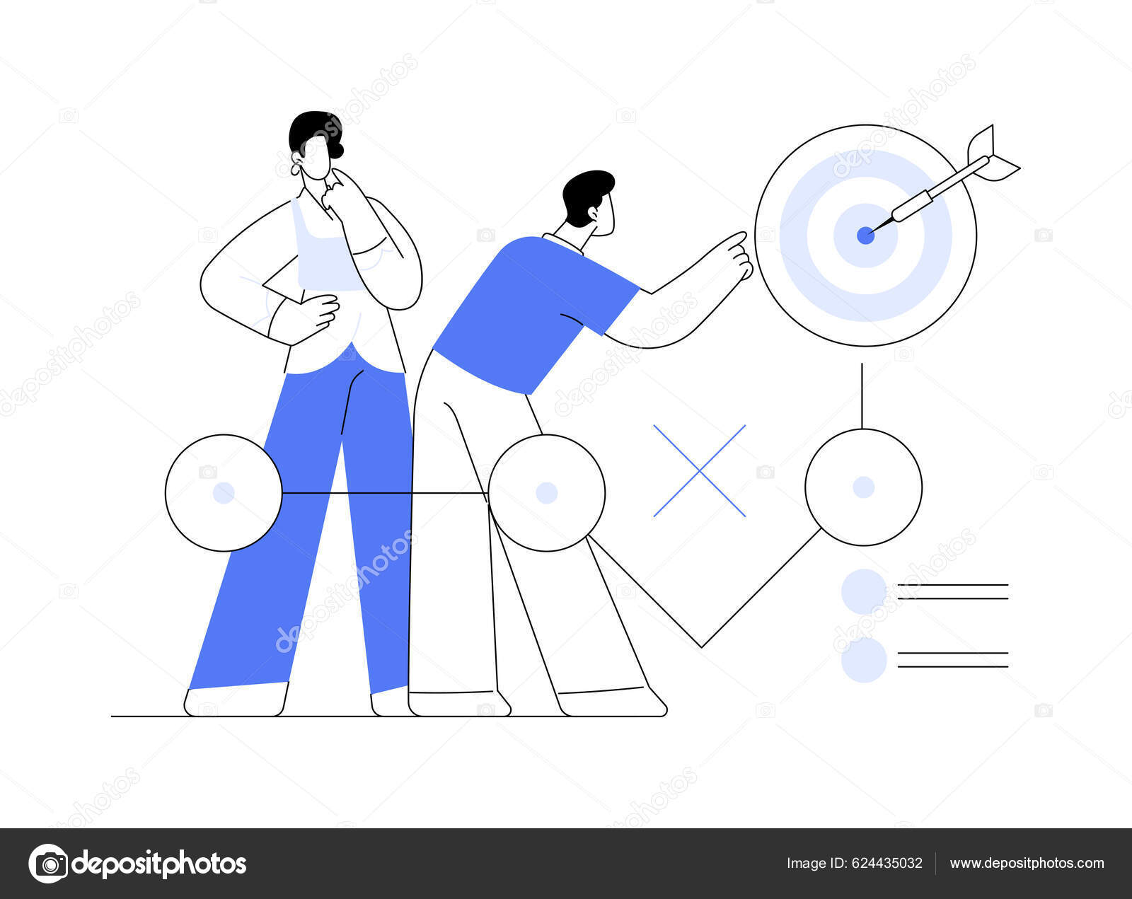 Planning Abstract Concept Vector Illustration Future Plan Project ...