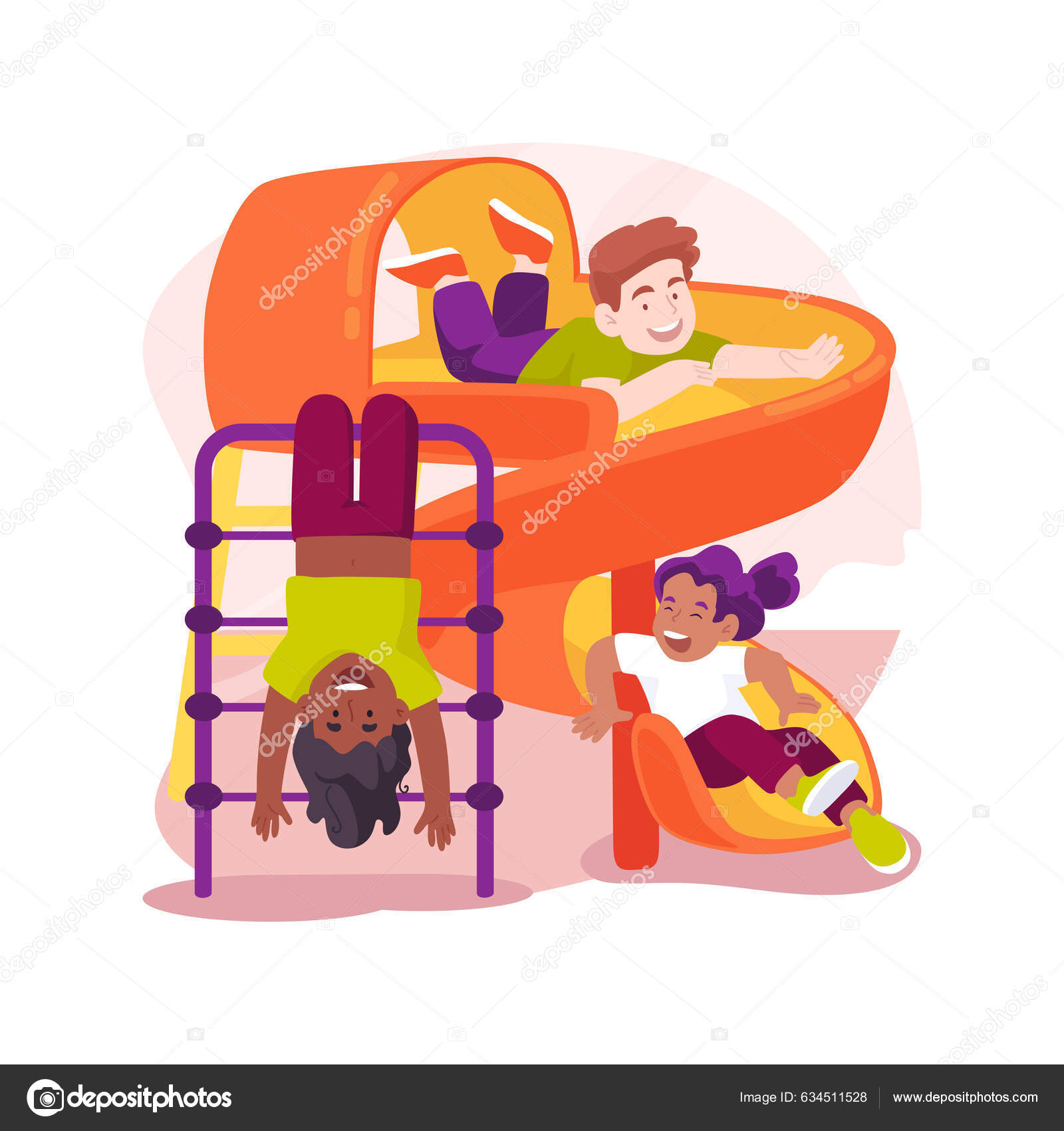 Jungle Gym Isolated Cartoon Vector Illustration Indoor Jungle Gym ...