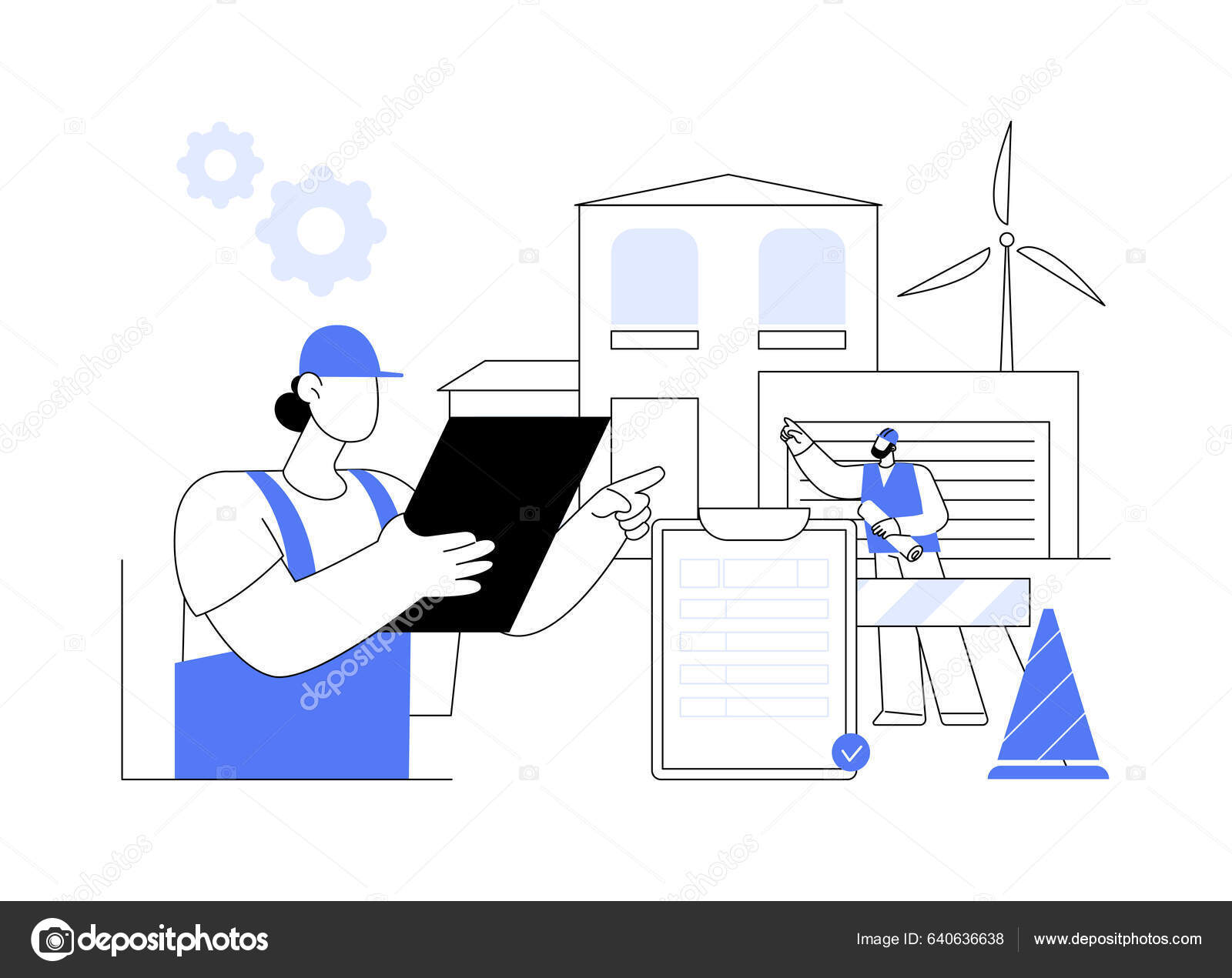 Building Regulations Abstract Concept Vector Illustration Building ...