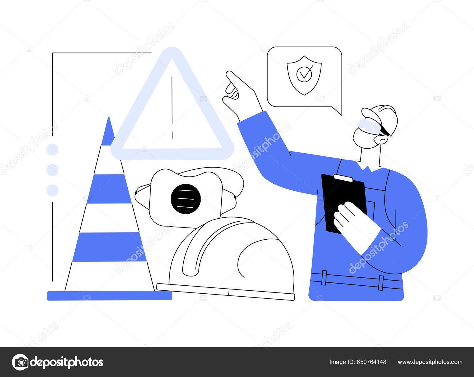 Workplace Safety Abstract Concept Vector Illustration Workplace ...