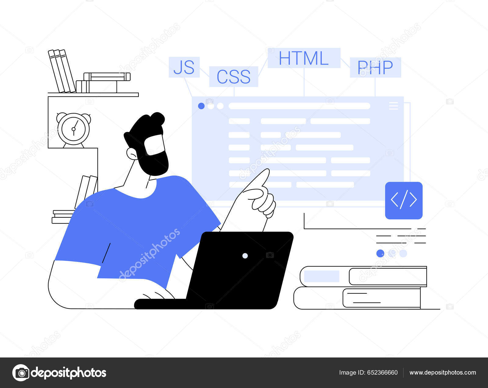 Computer Training Vector Computer Training Vector