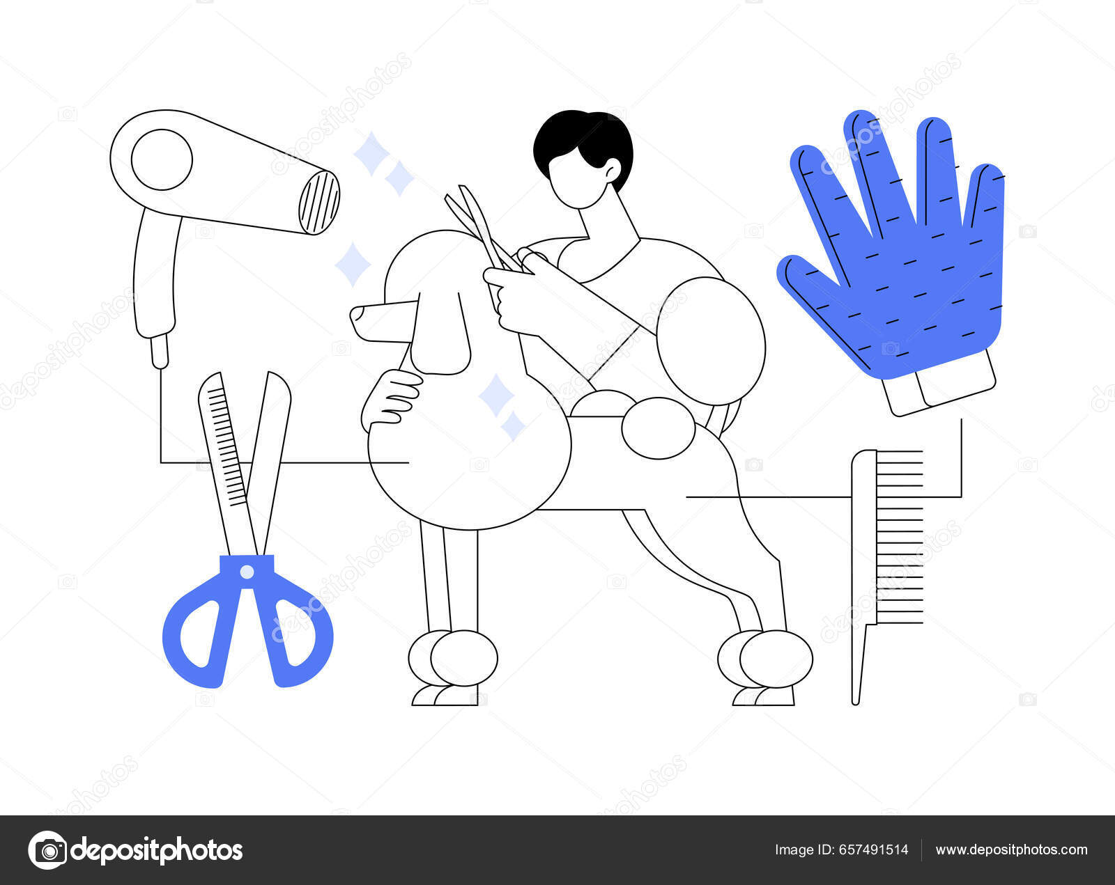 Grooming Salon Abstract Concept Vector Illustration Grooming ...