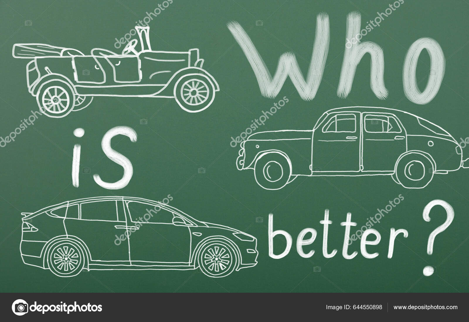 Green Chalkboard Paint Car