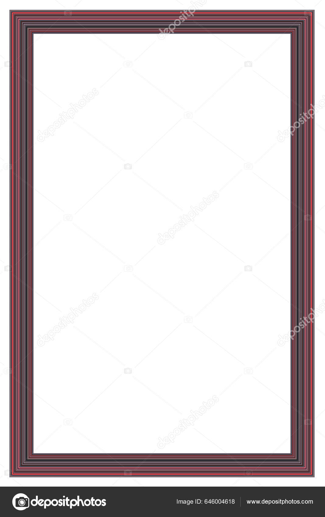 Vertical Frame Photo Design Aspect Ratio White Background Creative ...