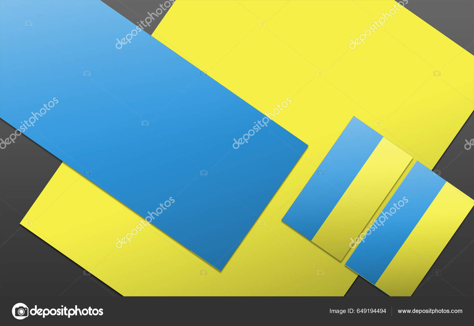 Promotional Paper Blank Template Presentation Layouts Design Rendering ...