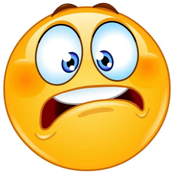 Horrified emoji Vector Images | Depositphotos