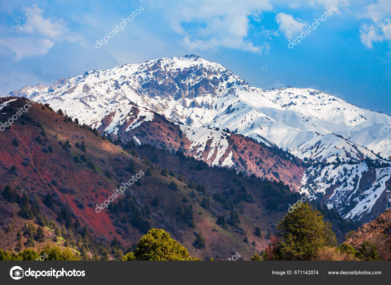 Beldersay Mountain Tian Shan Range Chimgan Region Taskent City ...