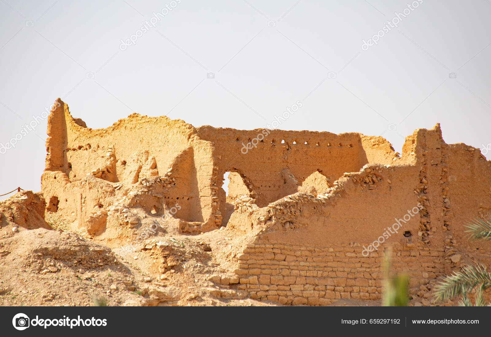 Gator Den Gamla Staden Diriyah Nära Riyadh Konungariket Saudiarabien ...