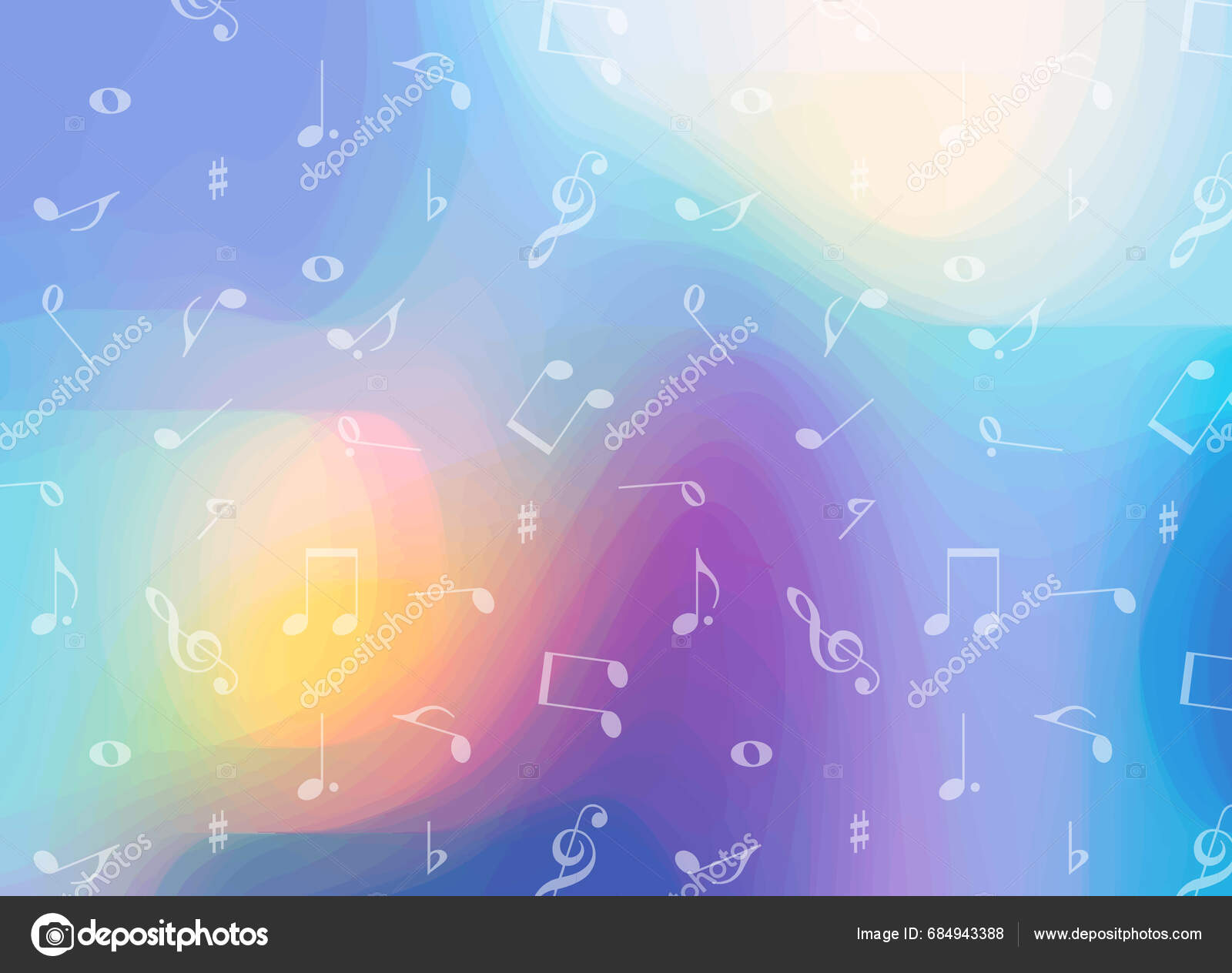 Music Notes Vector Background Pattern Abstract Background Stock Vector ...