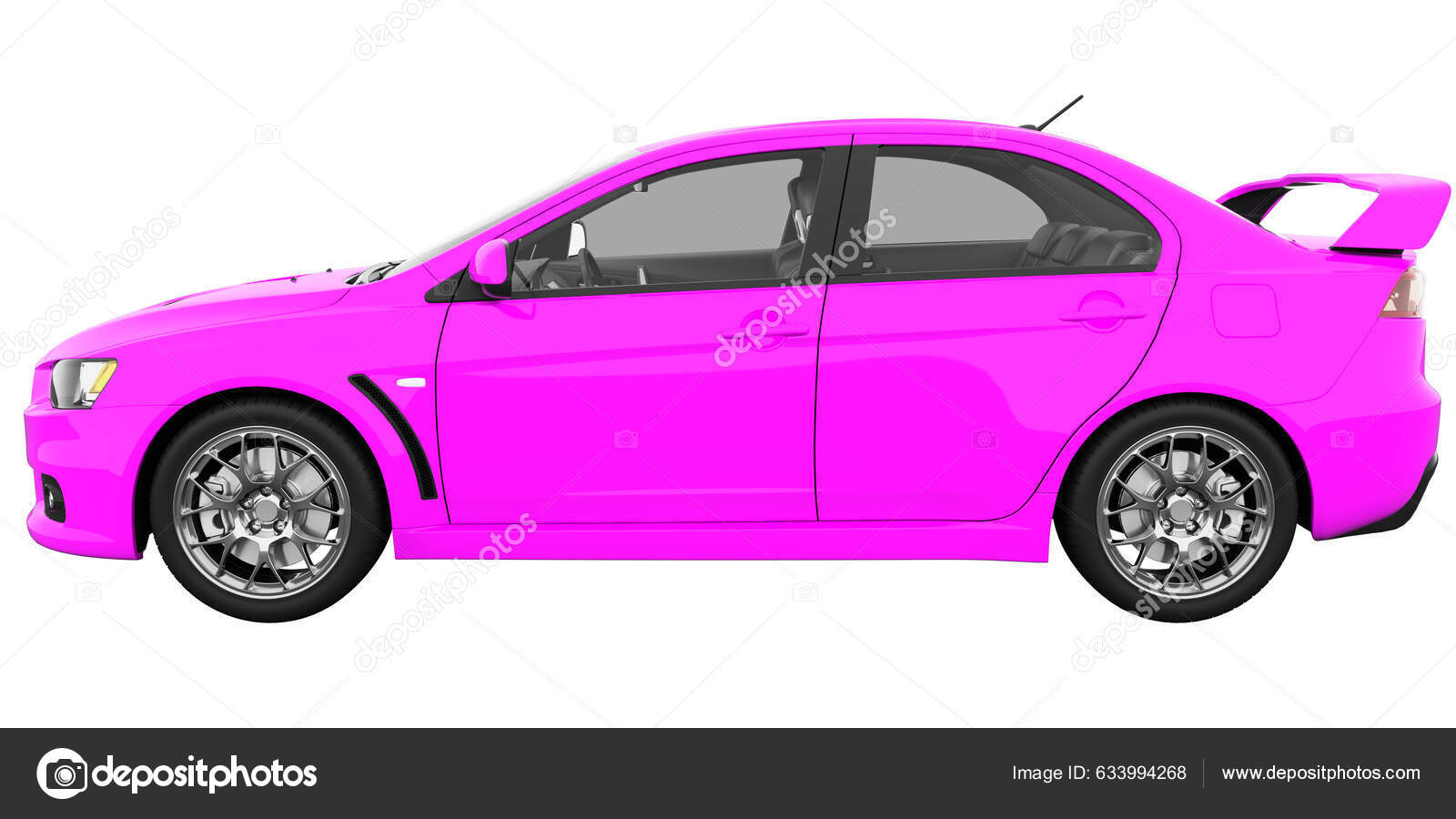 Car Isolated Transparent Glass Rendering: fotografía de stock © 3dvlaa ...