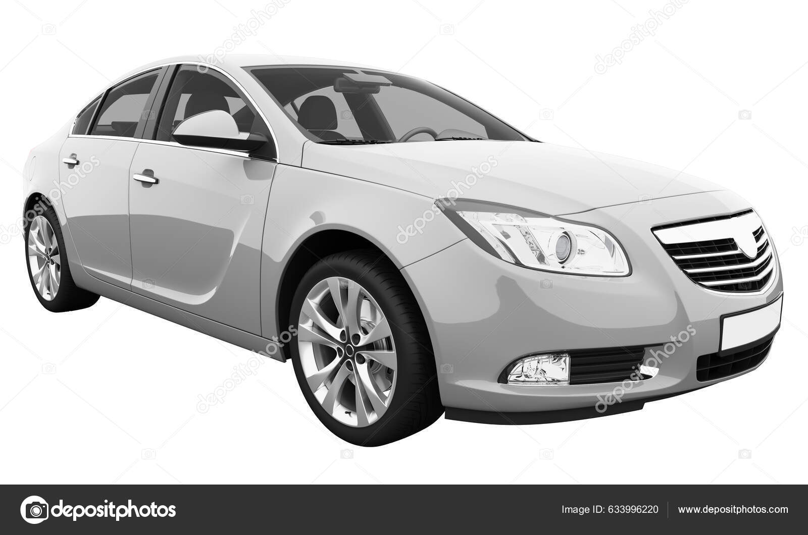 Car Isolated Transparent Glass Rendering: fotografía de stock © 3dvlaa ...