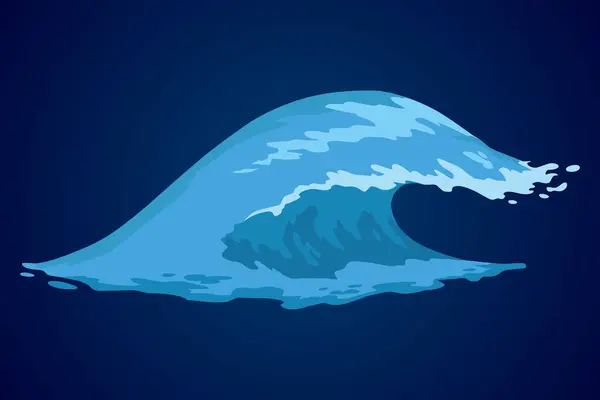 Image vectorielle Cadre Vague D'eau D'animation Eau Éclaboussée Pour L ...