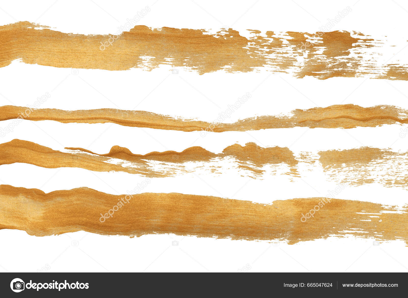 Grunge Gold Tinta Color Mancha Cepillo Trazo Mancha Línea Blot — Foto ...