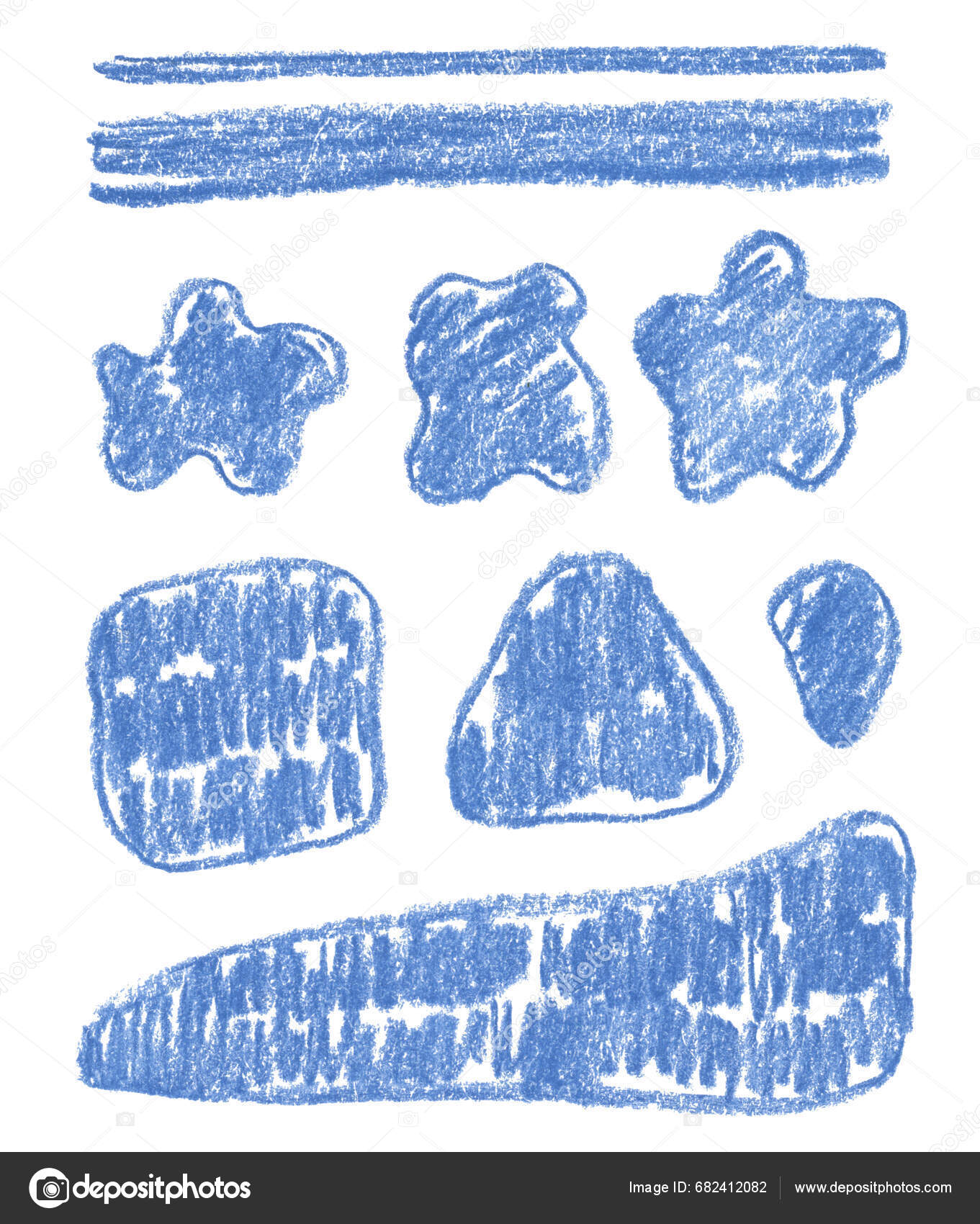 Hand Drawn Scrawl Sketch Line Hatching Design Elements Pen Pencil ...