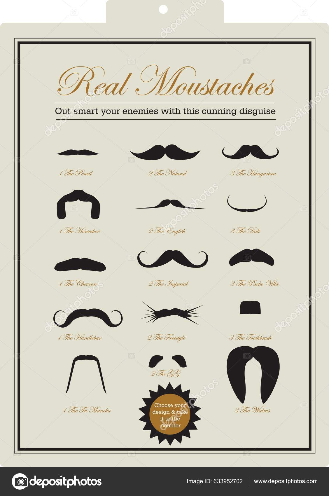 Types Of Mustaches And Their Names