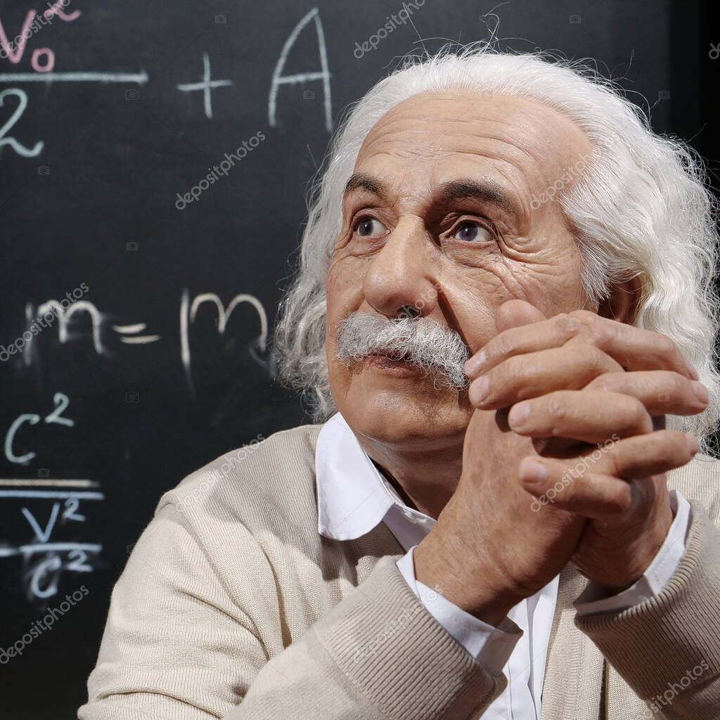 BUKOVEL, UKRAINE, OCTOBER 13, 2022: World-famous scientist, theoretical physicist, Nobel ...