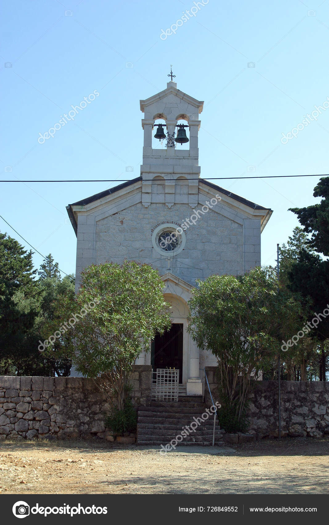 Parish Church Saint Jerome Lun Island Pag Croatia — Stock Photo ...