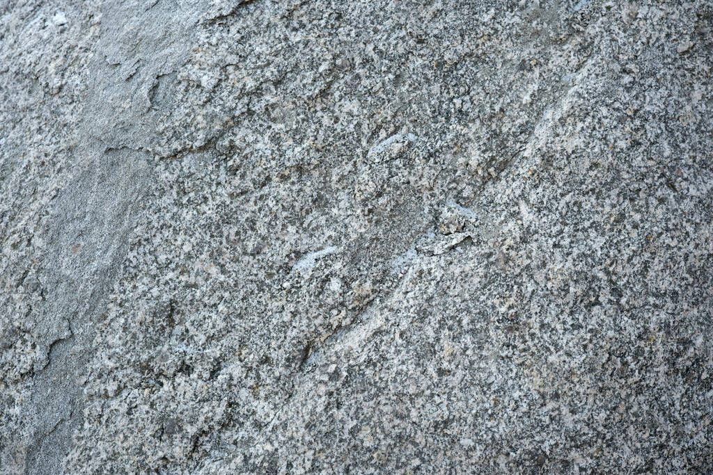 Primer plano de una roca de granito que muestra formaciones únicas y ...