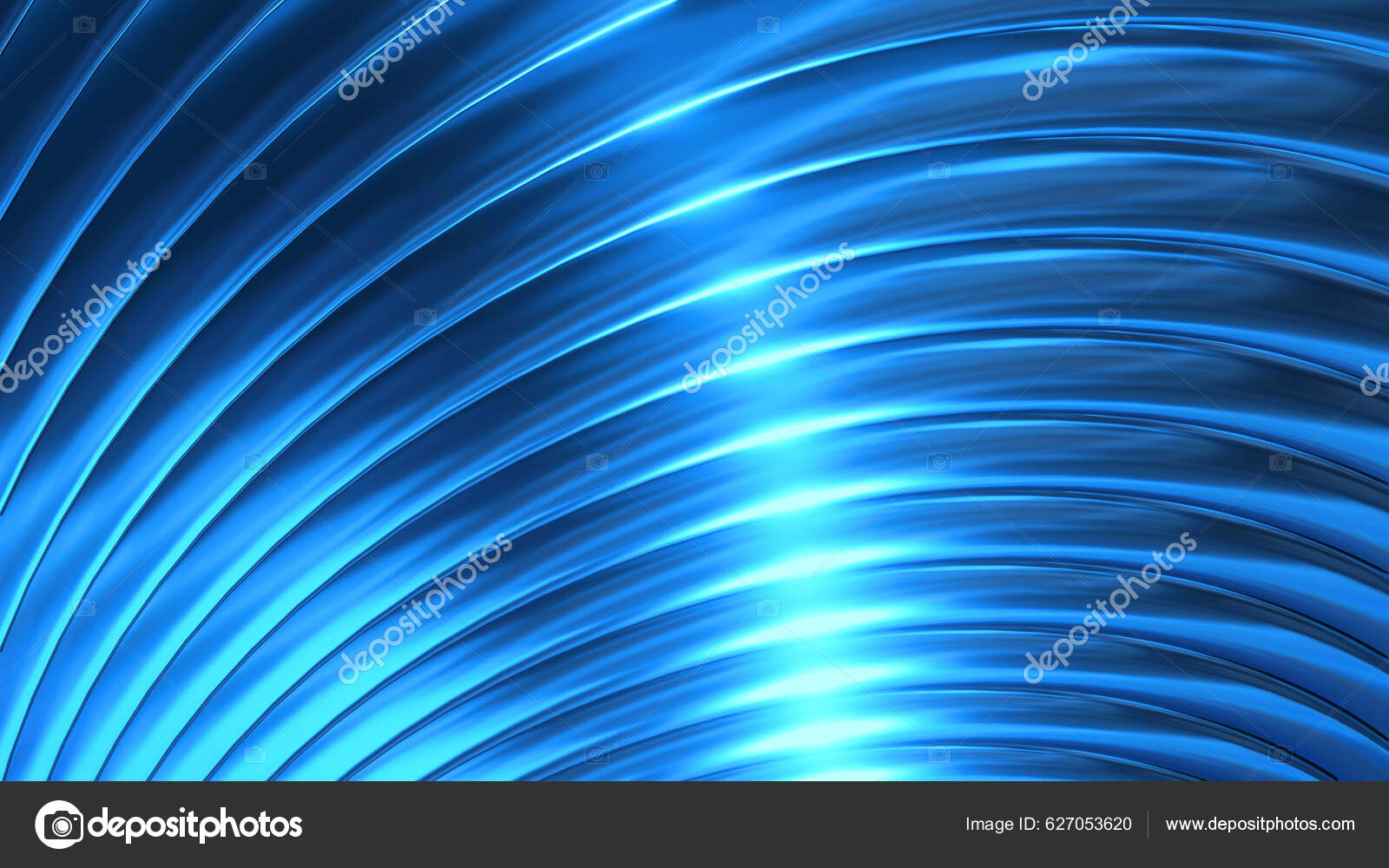 Shiny Metallic Blue Background