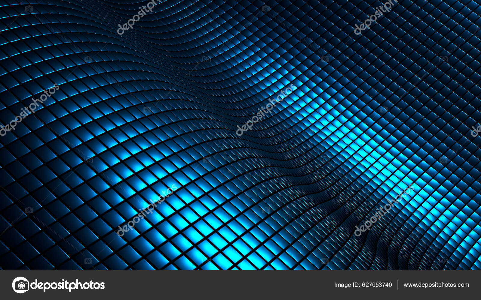 Blue Chrome 3d Wallpapers