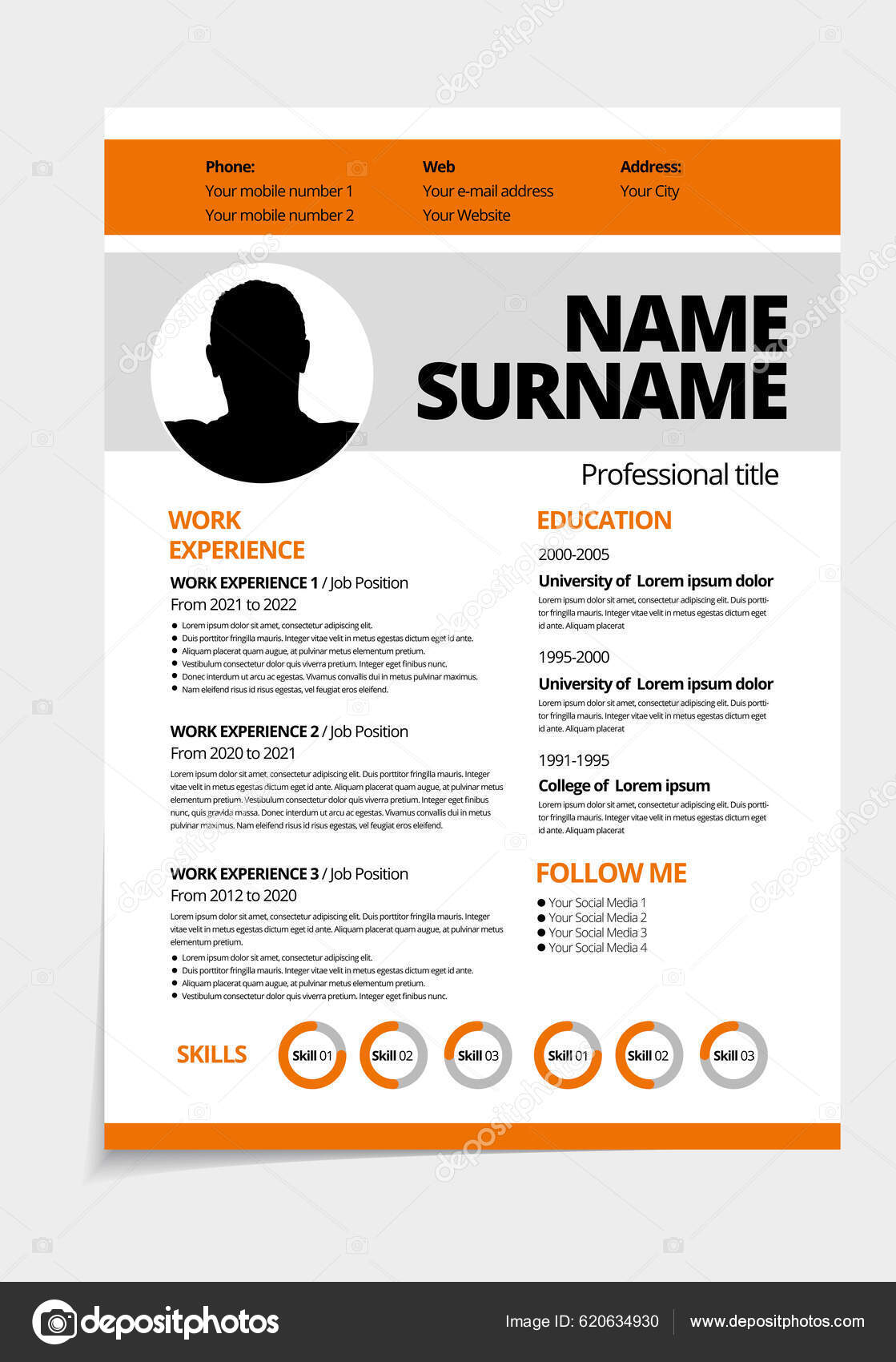 Genoptag Design Skabelon Minimalistisk Forretning Layout Vektor ...