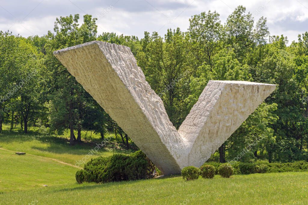 Kragujevac, Serbia - May 26, 2022: Interrupted Flight Monument to the ...